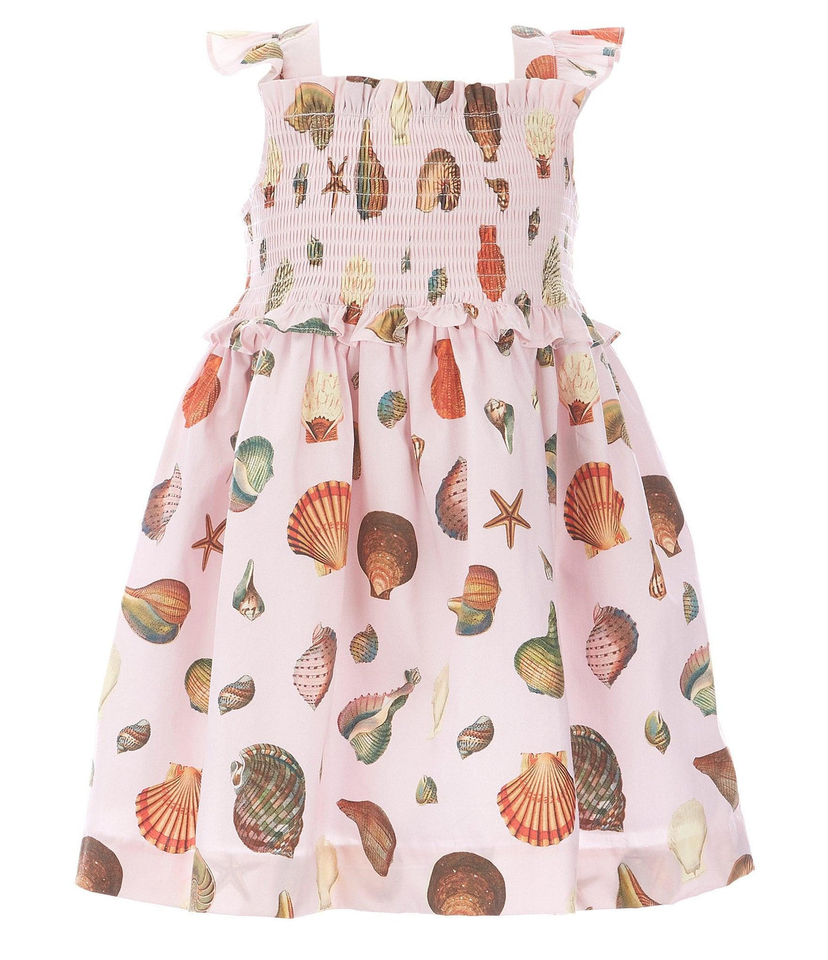 Edgehill Collection x Jennifer Sumko Smocked Seashell Dress for Girls ...